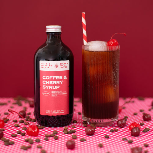 Our new limited edition collab... Coffee & Cherry Syrup! – Six Barrel ...