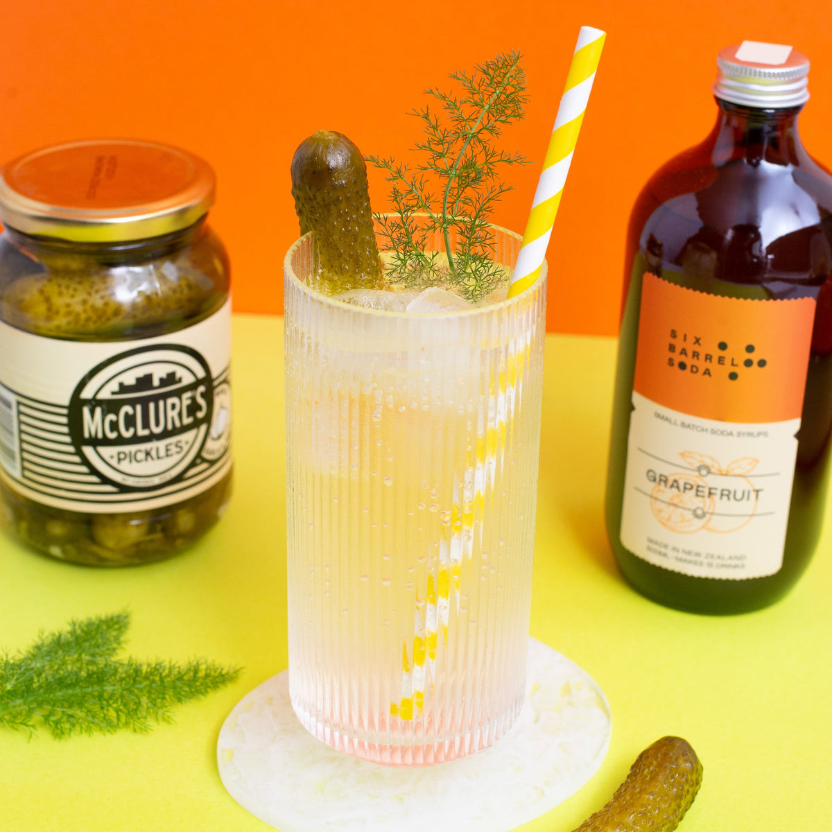Grapefruit & Pickle Spritz – Six Barrel Soda Co.