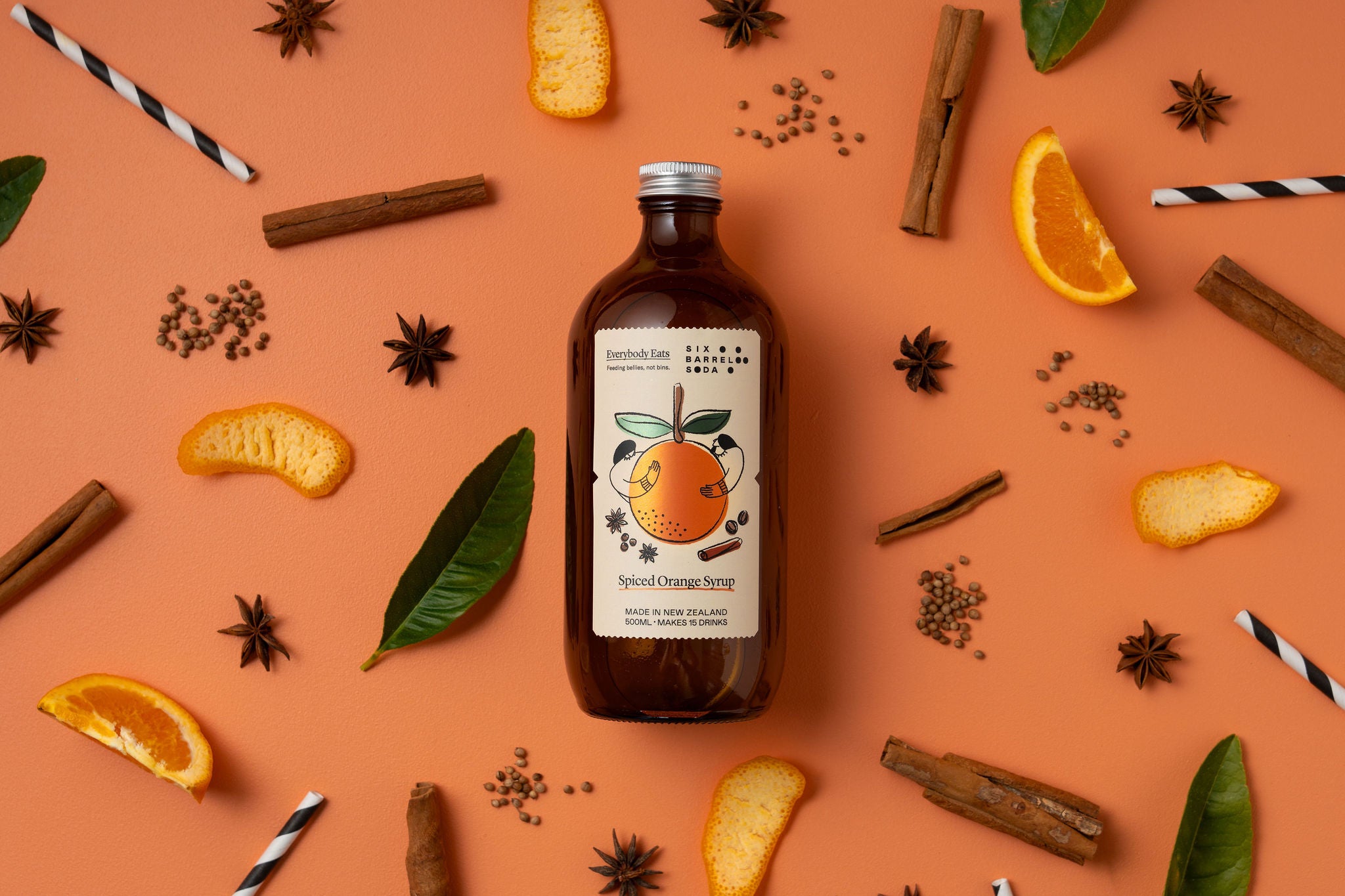 Introducing Spiced Orange Syrup - Everybody Eats Collab – Six Barrel ...