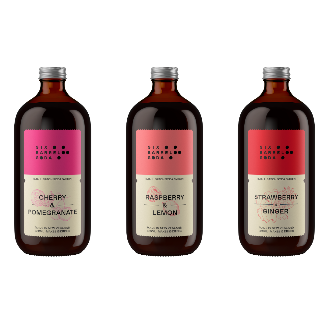 Berry Soda Syrup Three Pack – Six Barrel Soda Co.
