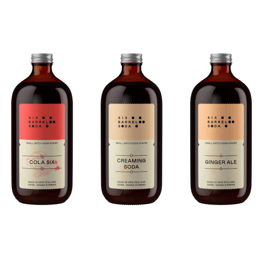 Classic Soda Syrup Three Pack – Six Barrel Soda Co.