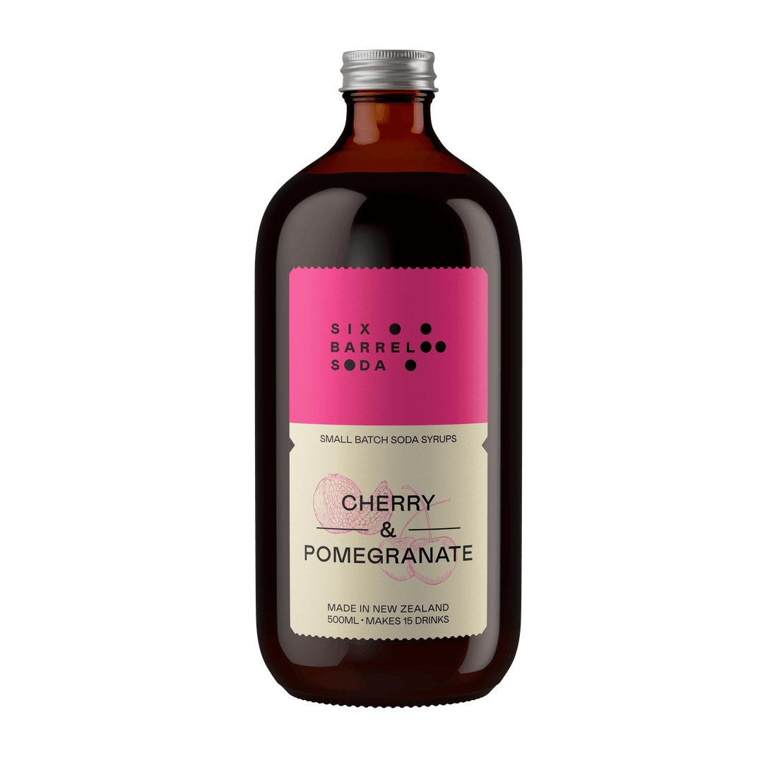 Cherry & Pomegranate Soda Syrup – Six Barrel Soda Co.